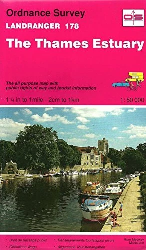 LANDRANGER MAPS: THAMES Estuary Sheet 178 (OS Land by Ordnance Survey ...