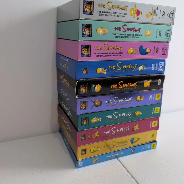 THE SIMPSONS SEASONS 1 -4 6-11 Collectable Box Sets - Region 4 Missing ...