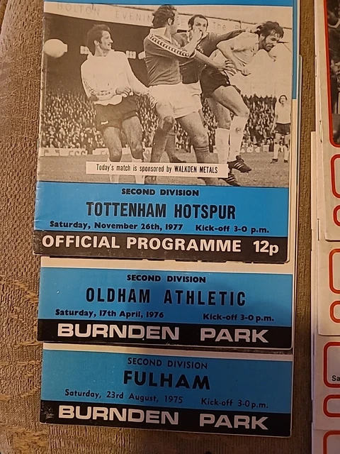 13 X BOLTON Wanderers Home Programmes 1970s £3.00 - PicClick UK