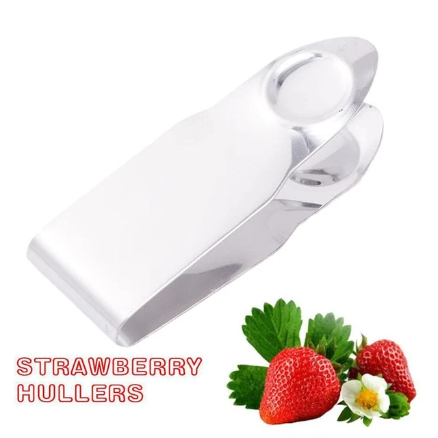 STEEL 3IN1 STRAWBERRY Tool Huller Stem Remover and Peeler B1X0 Leaf ...