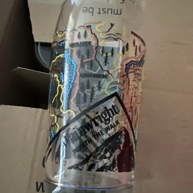 WAINWRIGHT 2025 PINT Glasses with Lake District Map Pack of 12 £52.70 ...