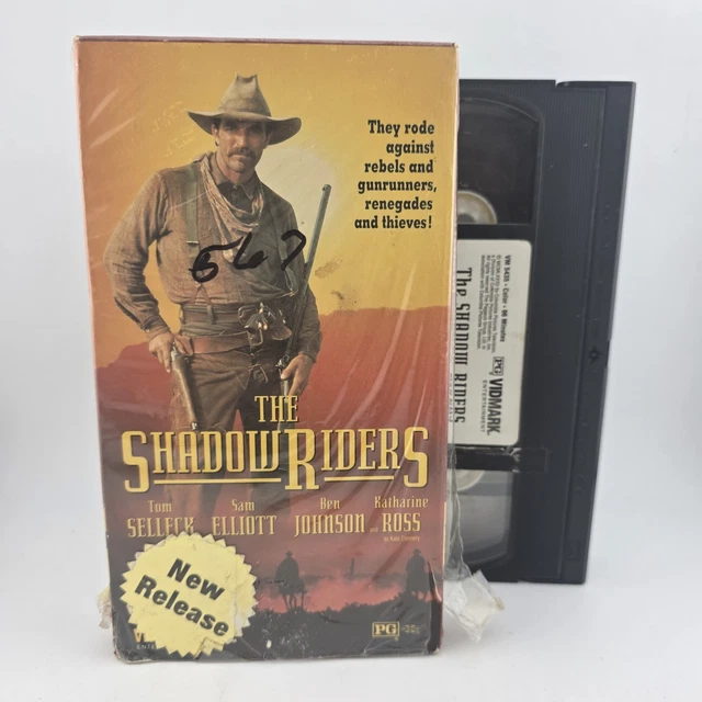 SHADOW RIDERS - VHS Tape - 1982 -Tom Selleck - Shrink - **Buy 2 Get 1 ...