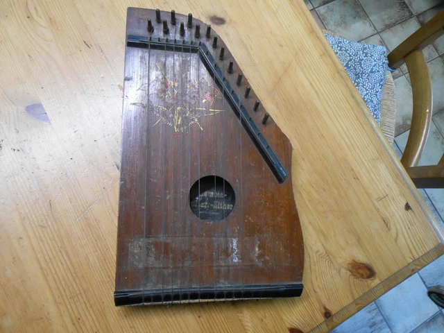 ANCIENNE CITHARE instrument a cordes EUR 25,00 - PicClick FR