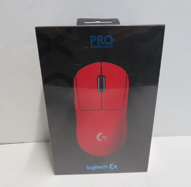 LOGITECH G PRO X SUPERLIGHT Wireless Gaming Mouse (Red) NEW SEALED EUR ...