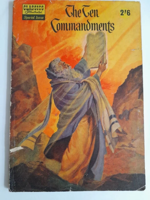 CLASSICS ILLUSTRATED SPECIAL Edition The Ten Commandments 1957 Good+ 2. ...