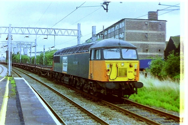 35MM RAILWAY COLOUR Negative Class 56 074 at Etruria, Stoke on Trent £1 ...