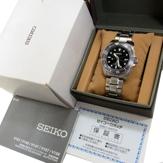 MONTRE SOLAIRE POUR homme Seiko Prospex V147-0CS0 SBDN069 Divers 200 m en... EUR 609,59 ...