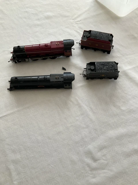 TRIANG R50 PRINCESS Class Steam Loco with Replacement and Original Body ...