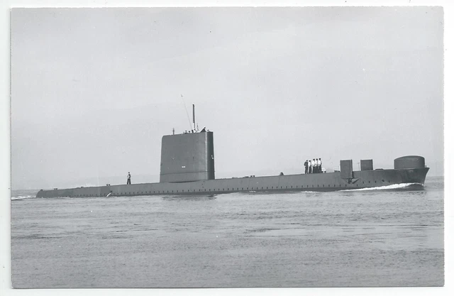 HMS WALRUS PORPOISE class Submarine Royal Navy PC-size RP Card £10.08 ...