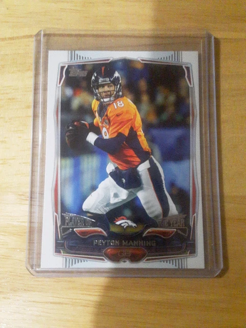 PEYTON MANNING 2014 Topps *joueur de l'année* carte Denver Broncos EUR 1,40 - PicClick FR