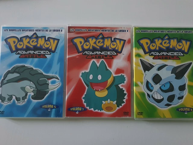 POKÉMON LOT DE 3 dvd pokémon advanced battle saison 9 en français en ...