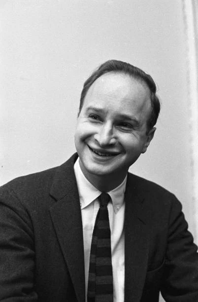 CARTOONIST AND SATIRIST Jules Pfeiffer New York City US 1959 OLD PHOTO ...