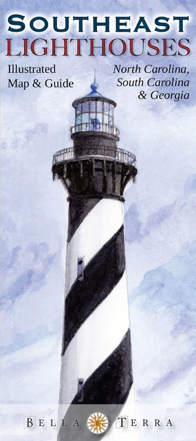 North Carolina Lighthouses Map FOR SALE! - PicClick UK