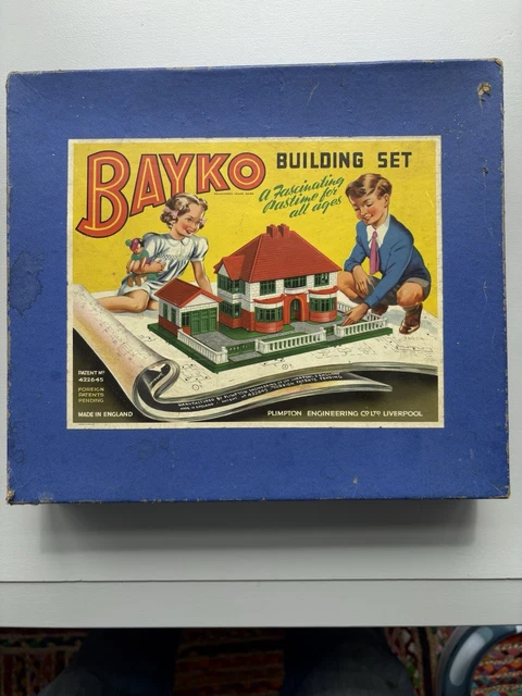 VINTAGE BAYKO BUILDING SET No.1 BOXED WITH INSTRUCTIONS £16.32 ...