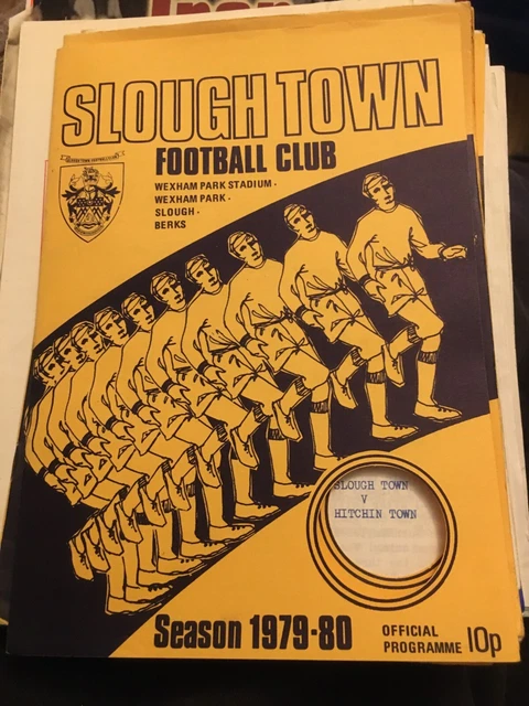 SLOUGH TOWN V Hitchin Town 1979/80 BIL £2.49 - PicClick UK