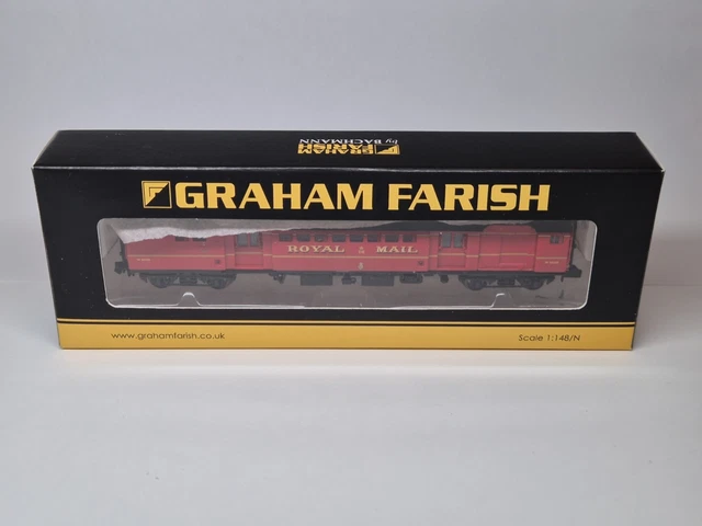 GRAHAM FARISH 374-901 MK1 TPO SORTING VAN 'ROYAL MAIL' RED £42.28 ...