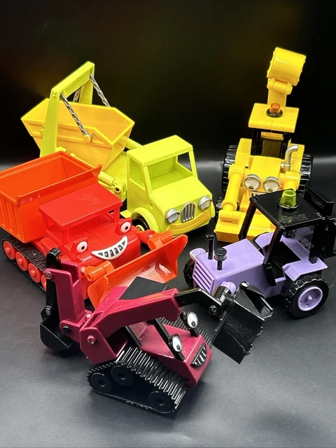 BOB THE BUILDER Vehicle Toys X 5 Trix Benny Muck Scoop Skip Bundle Job ...