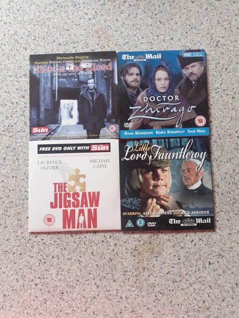 DAILY MAIL DVDS Doctor Zhivago The Jigsaw Man Sound of Music Little ...