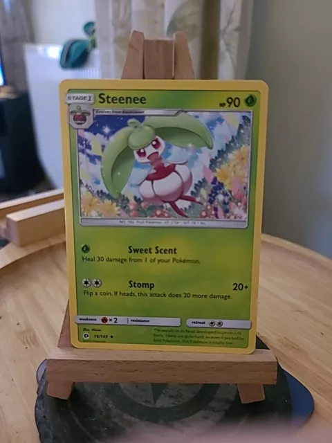 POKÉMON TRADING CARD Game Steenee Sun And Moon Base Set Card #19/149 ...