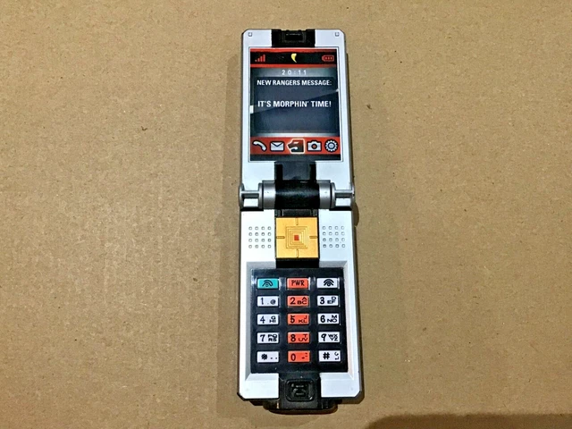 POWER RANGERS SAMURAI Flip Phone Morpher perfect working order Bandai ...