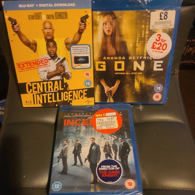 BLU RAY BUNDLE X3 - Action Crime Thriller Comed Sci-Fi - New and Sealed ...
