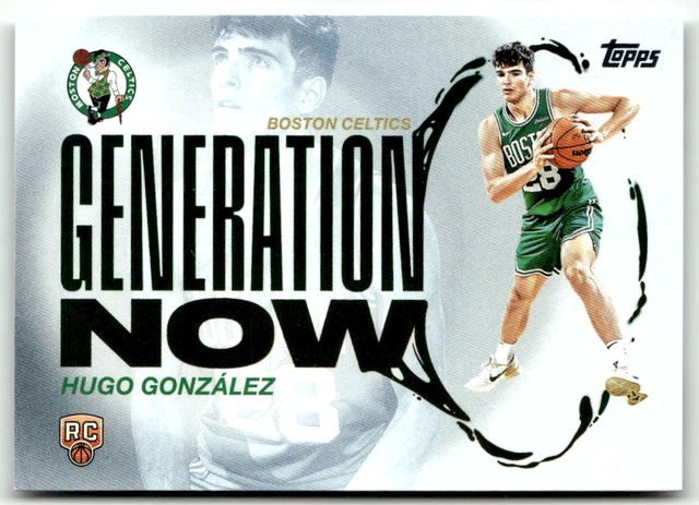 TOPPS NBA FLAGSHIP 2025 No. GN-28 Hugo Gonzalez Novato Generación Ahora ...