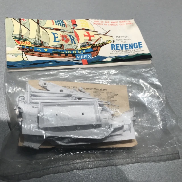 RARE : AIRFIX VINTAGE : BATEAU THE REVENGE SOUS BLISTER Réference 1411 ...