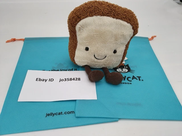 JELLYCAT AMUSEABLES TOAST 23cm soft plush toy new with tags dust bag £ ...