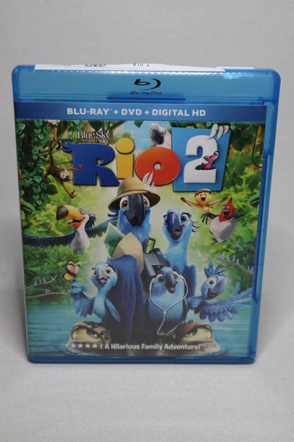 RIO 2 BLU-RAY + DVD + Digital HD 2-Disc Set 2014 Bilingual Movie $6.99 ...