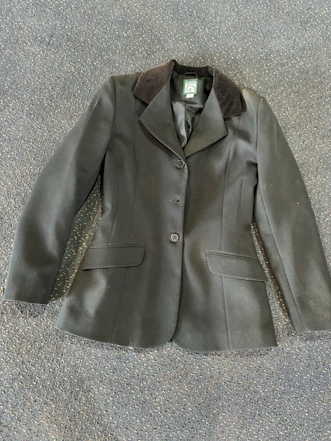 DUBLIN SHOW RIDING Jacket Black Horse riding Jacket. Size 10 38 $20.00 ...