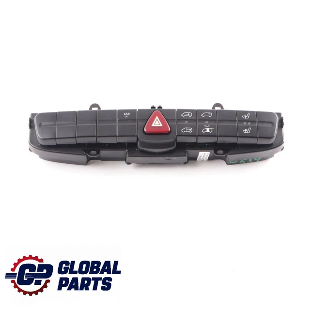 MERCEDES VITO W639 Hazard Warning Light ASR Switch Heated Seat Panel ...