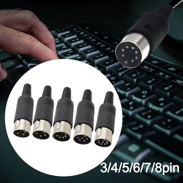 3PIN 4PIN 5PIN 6pin 7pin 8 Pin Audio-AV-Steck verbinder adapter EUR 3 ...