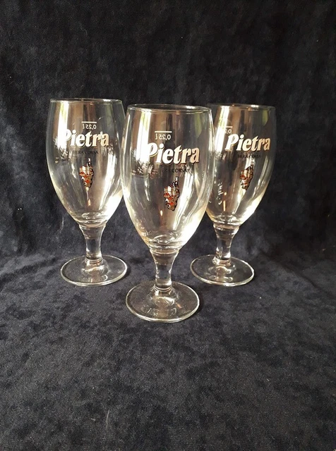 6 VERRES A bIERE COLLECTOR model CARTE CORSE 25 CL PIETRA NEUFS + 12 Sous BOCK EUR 14,99 ...