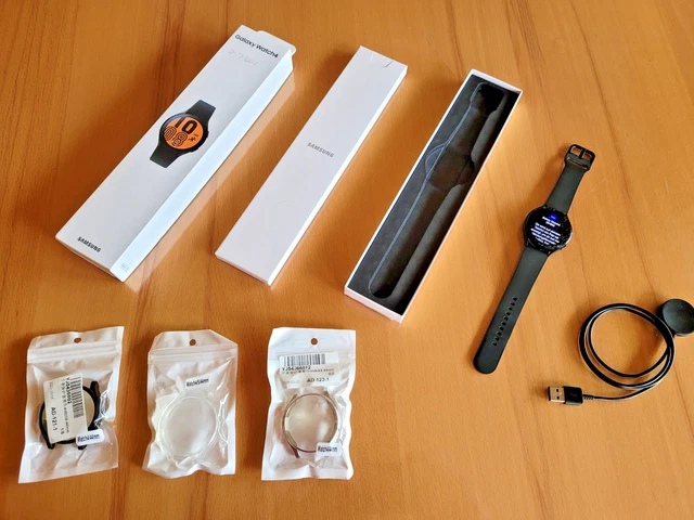 SAMSUNG GALAXY WATCH 4 LTE 44 mm SM-R875F Schwarz GPS WiFi Bluetooth ...