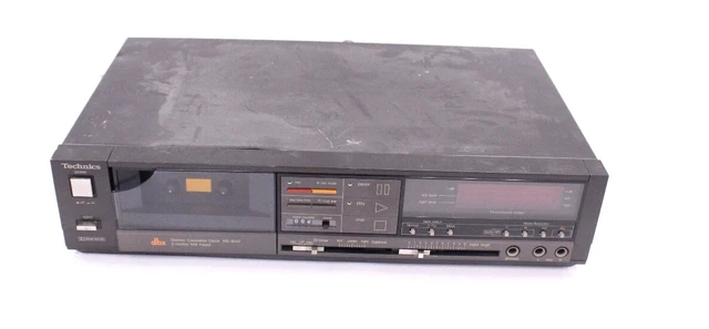 TECHNICS RS-B40 STEREO Cassette Deck, 220-240V, 50/60Hz, 15W, Black ...