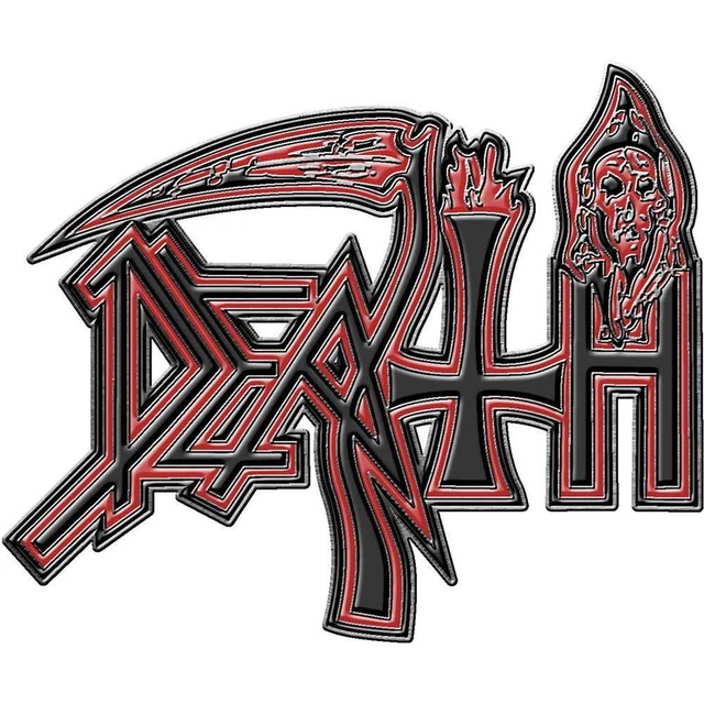 OFFICIEL SOUS LICENCE - Death - Human Logo Métal Broche Badge Death ...