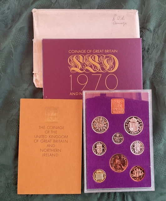 1970 PROOF COIN Set in Folder. Last of the £sd. £15.59 - PicClick UK
