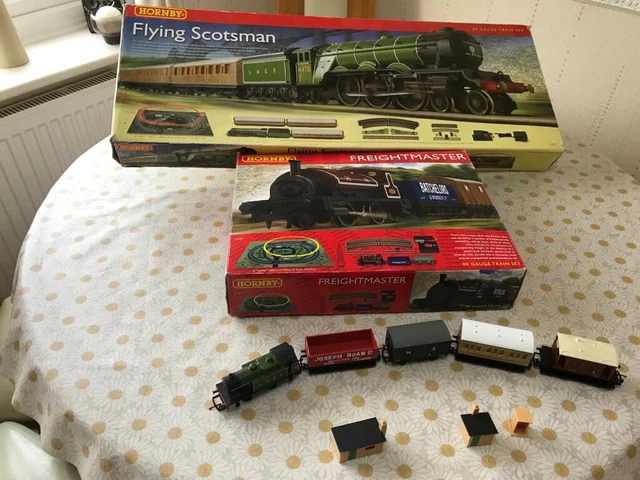 HORNBY FLYING SCOTSMAN train set & Freight Master Set £125.00 - PicClick UK