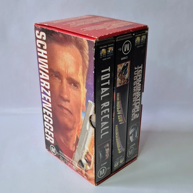 ARNOLD SCHWARZENEGGER VHS COLLECTORS EDITION Box Set 3 Movies $45.00 ...