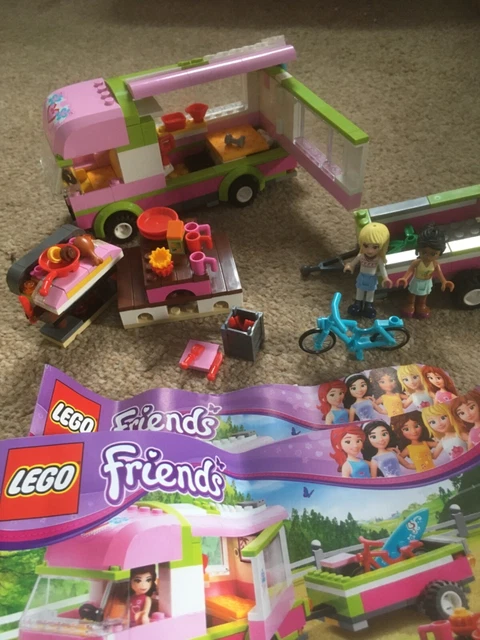 LEGO FRIENDS HEARTLAKE campervan with trailer BBQ etc kit 3184 £6.99 ...