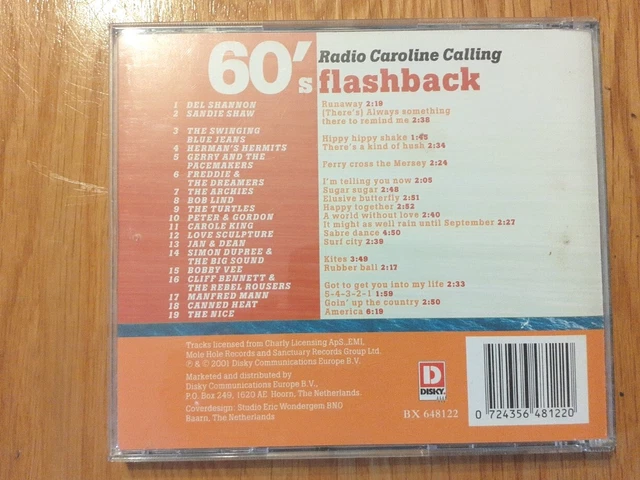 RADIO CAROLINE CALLING 60's Flashback (2001) CD 3. 18 Of The Era's ...