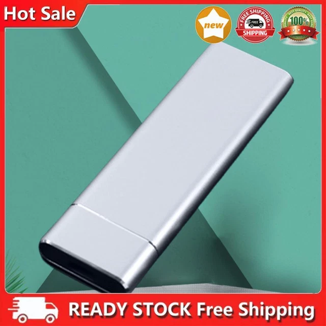 NVME EXTERNAL SDD Enclosure M.2 Key SSD Hard Disk Box PCIE NVME (Silver ...