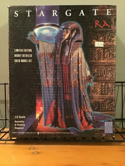 1994 STARGATE LIMITED Edition 1/5 Scale Ra Model Kit 75/4000 COA HTF ...