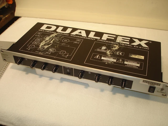 BEHRINGER DUALFEX MULTIBAND Sound Model EX2100 Enhancement Processor ...