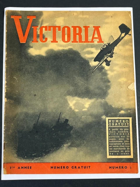 WW2 NAZI GERMAN Propaganda Magazine Victoria Rare 1ST ISSUE Photos ...