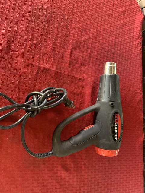 HEAT GUN DRILL Master Corded Electric Dual Temperature Heat Gun 1500W ...
