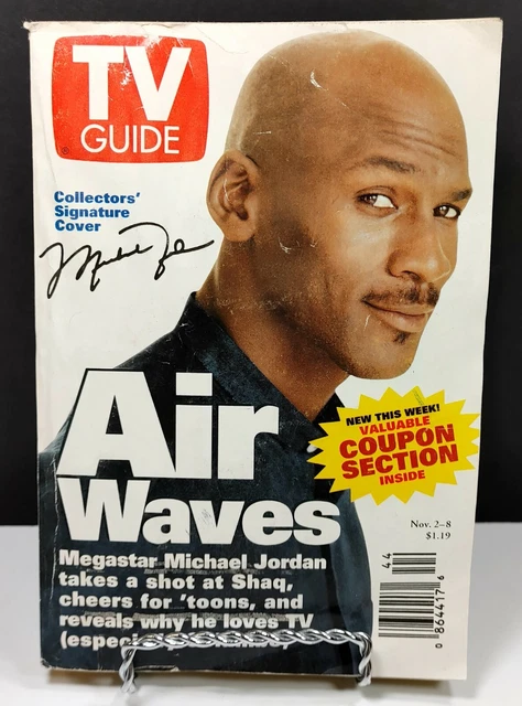 TV GUIDE PUBLISHED In 1996 Collectors Edition Air Waves Michael Jordan ...