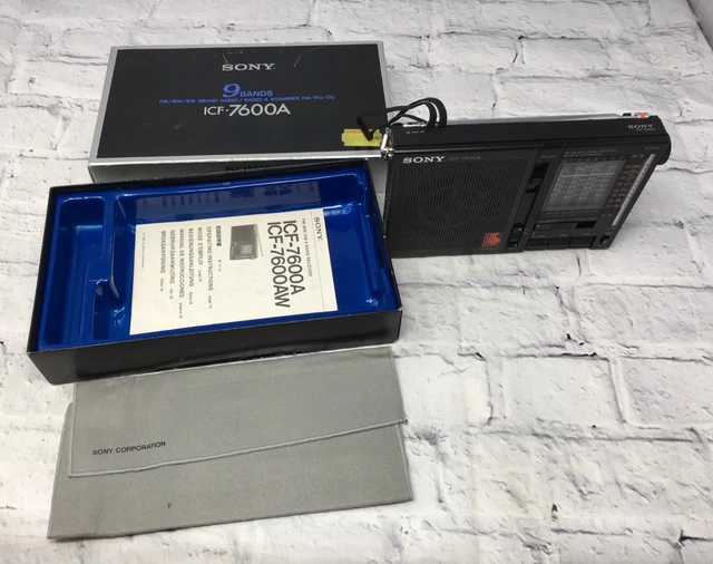 SONY FM/MW/SW 9-BAND Receiver ICF-7600A (GH113E) £11.50 - PicClick UK