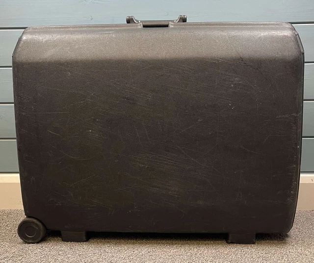 SAMSONITE OYSTER VINTAGE Black Hardshell 2 Wheeled Suitcase Combination ...