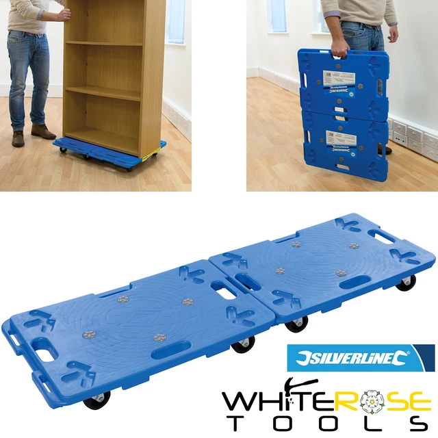 SILVERLINE TRANSPORT DOLLY Interlocking Platform Furniture Lifting ...
